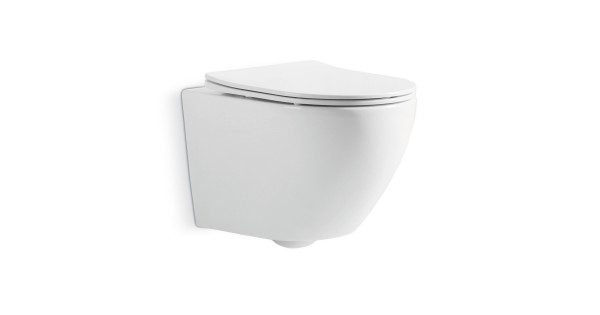 Унітаз підвісний Devit Universal 3020162 безобідковий з сидінням soft-close, quick-fix